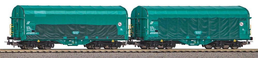 PIKO 58397 2er Set Schiebeplanwagen FS | Kaufen auf Ricardo