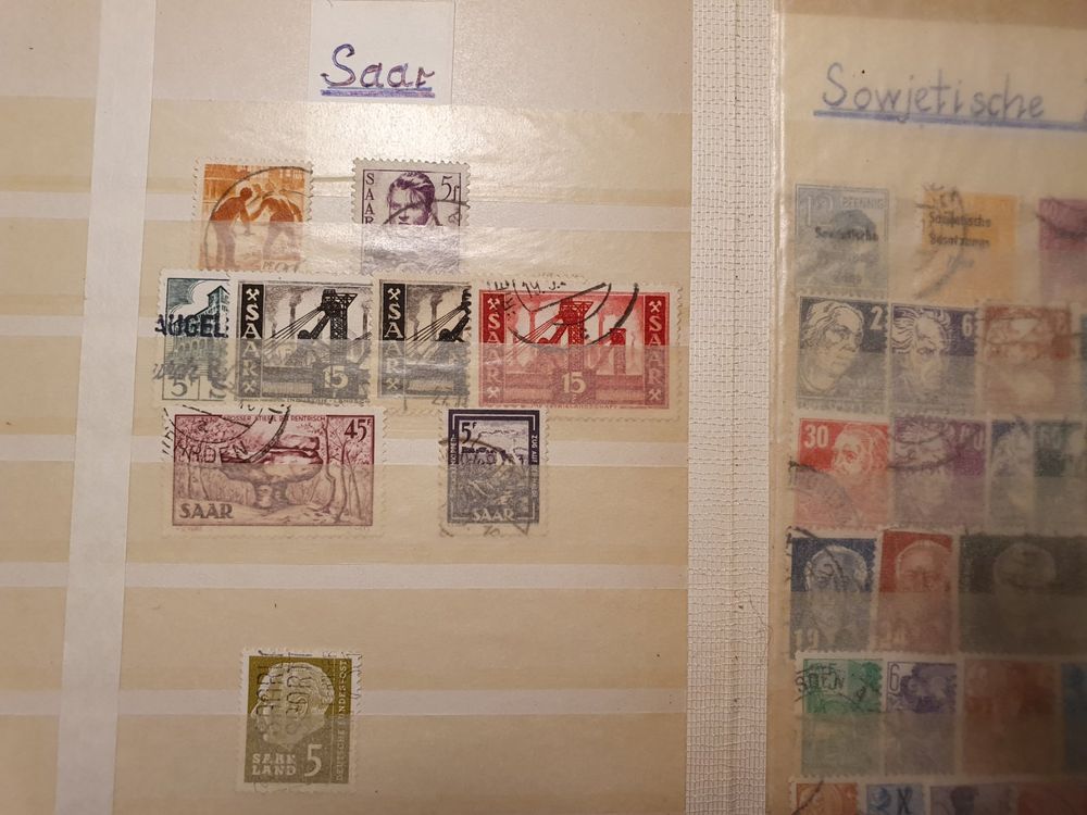 D-Sowjetische Zone Saar und einiges mehr - gestempelt (Gebraucht) in ...