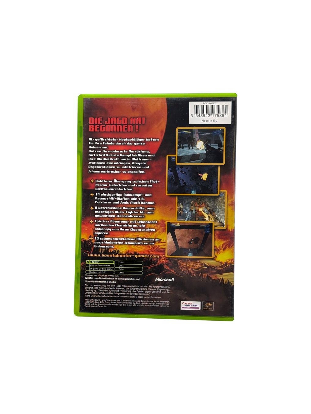 Mace Griffin: Bounty Hunter Xbox Classic (Gebraucht) in Domat/Ems für ...