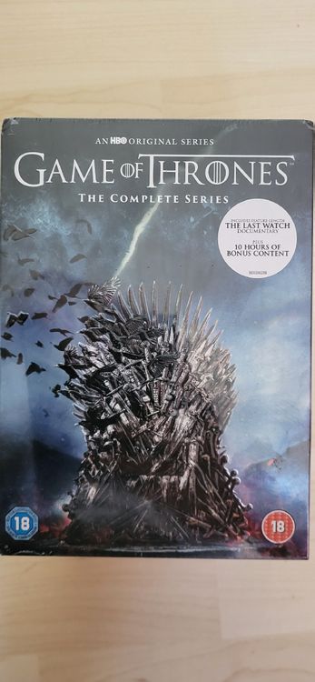 Game of Thrones kpl. Serie (Staffel 1-8) DVDs ENG & FRA (Neu und originalverpackt) in Uttigen ...