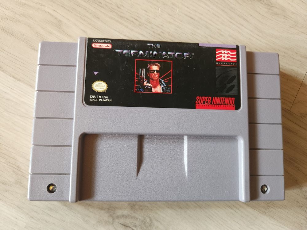 The Terminator Super Nintendo SNES Spiel Cartridge (Gebraucht) in ...
