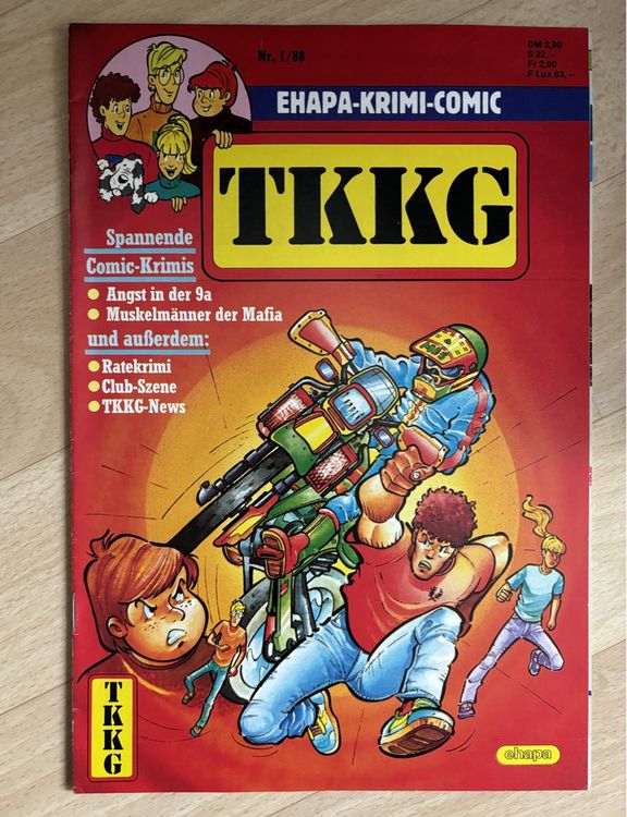 TKKG Ehapa Krimi Comic Nr.1/1988, kult Comic (Gebraucht) in Kehrsatz für CHF 19.95 – mit ...