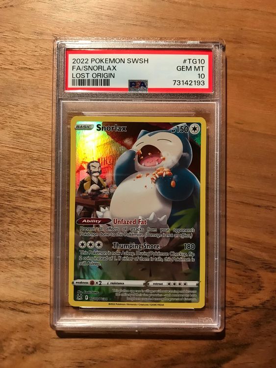 Snorlax Fullart Lost Origin PSA 10 ab 1.- (Gebraucht) in Hagendorn für CHF 34 – mit Lieferung ...