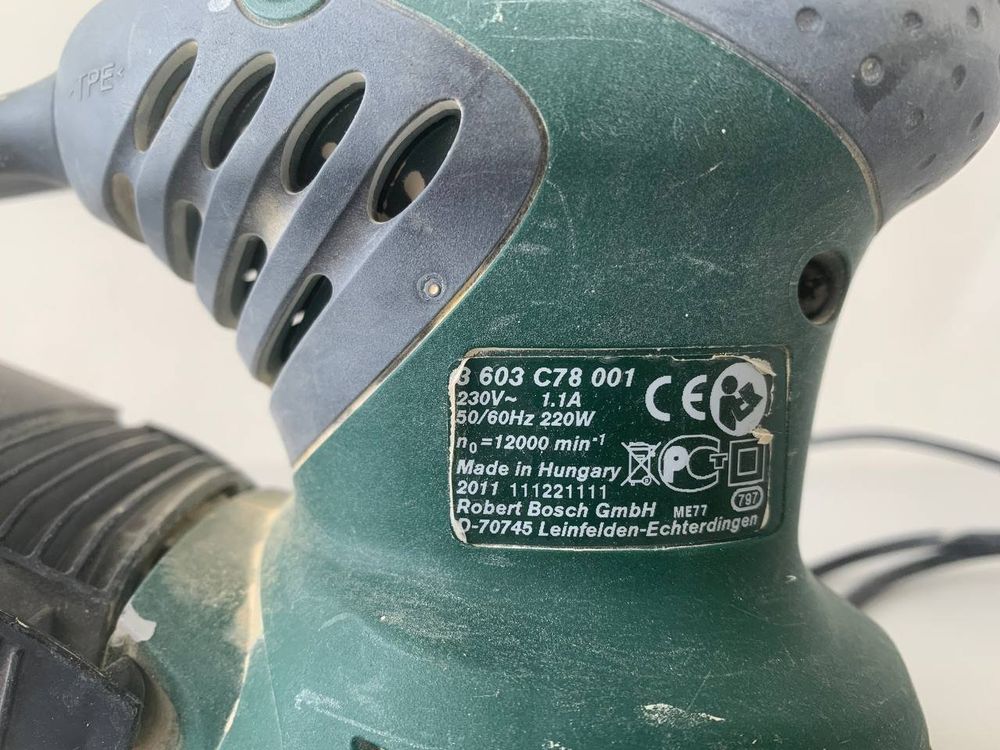 PEX 220 A Exzenterschleifer Bosch L 5218 (Gebraucht) in Niederönz für ...