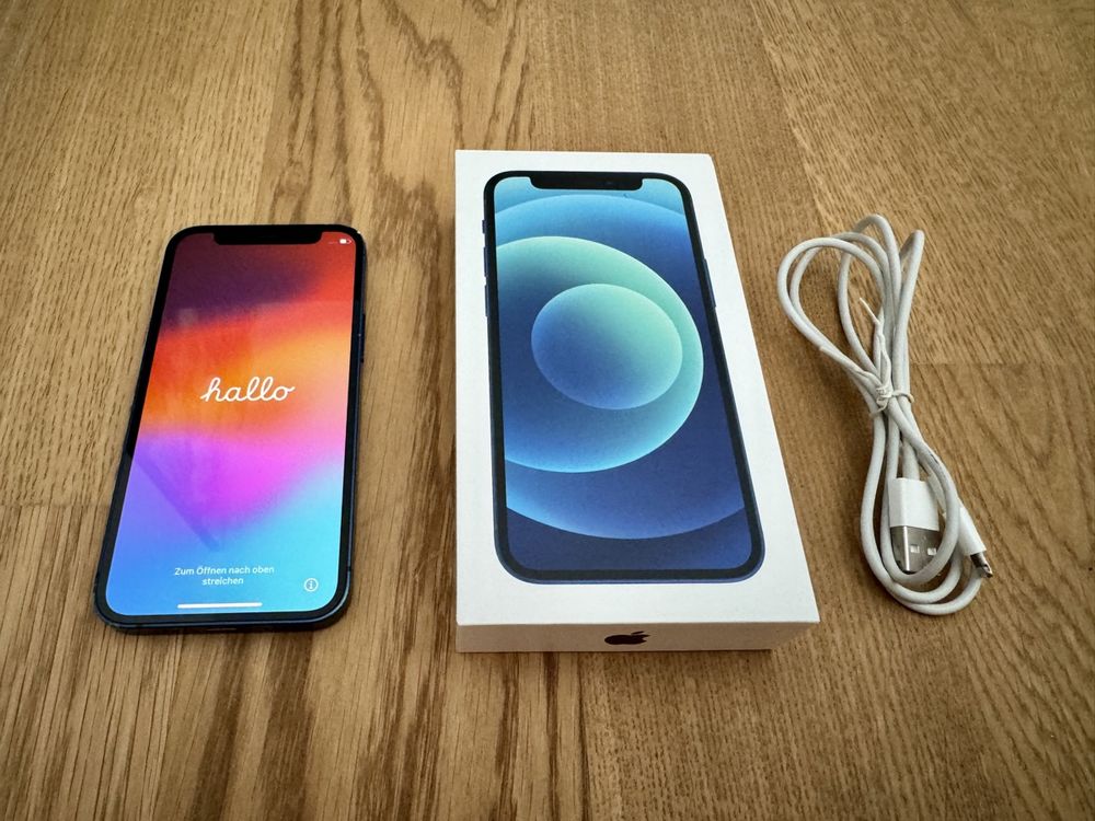 Apple iPhone 12 mini, Blau, 64GB, inkl. Originalverpackung (Gebraucht ...