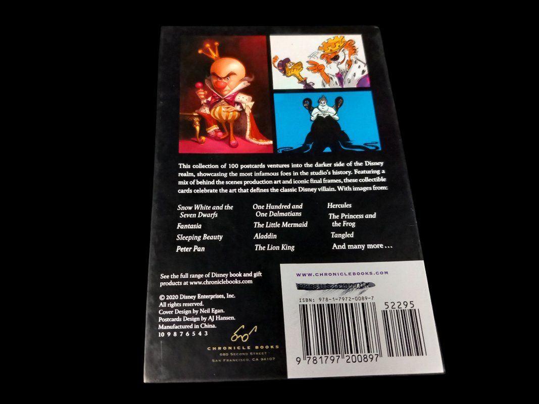 Postcard Box (The Disney Villains) (Neu (gemäss Beschreibung)) in ...