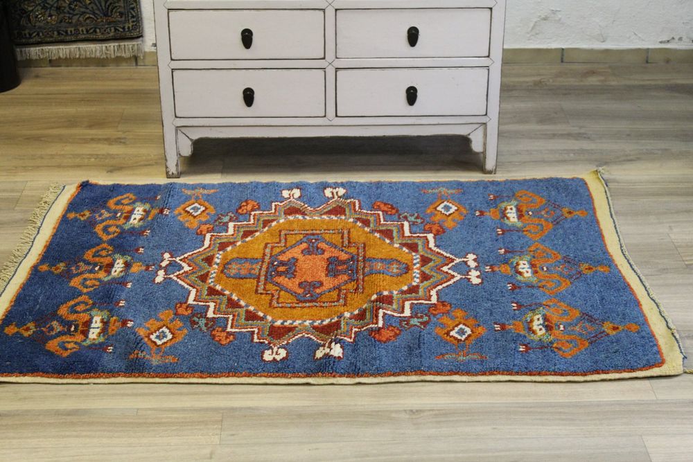 schöner Berber Teppich, Beni Ourain aus Marokko, 107 x 160 | Kaufen auf ...