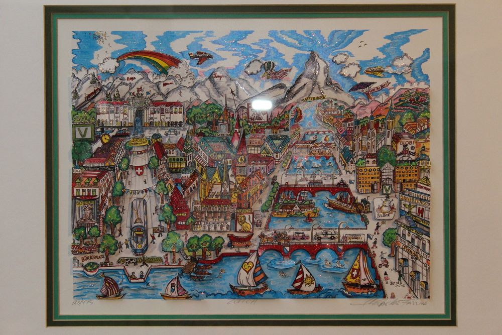 Charles Fazzino - Zürich - 3D Pop Art Serigraph (Gebraucht) in ...