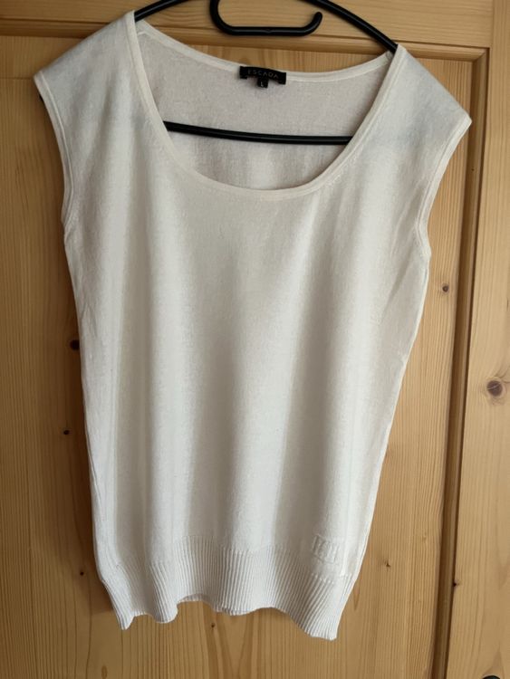 Escada Top / Weste aus Wolle Gr. L, Elfenbein (Gebraucht) in Wädenswil ...