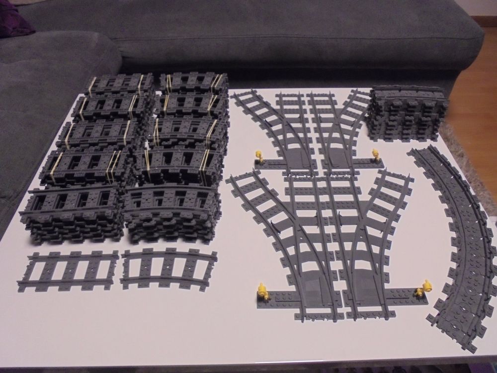 LEGO - KONVOLT - EISENBAHN - SCHIENEN - 152 - STÜCK | Kaufen auf Ricardo