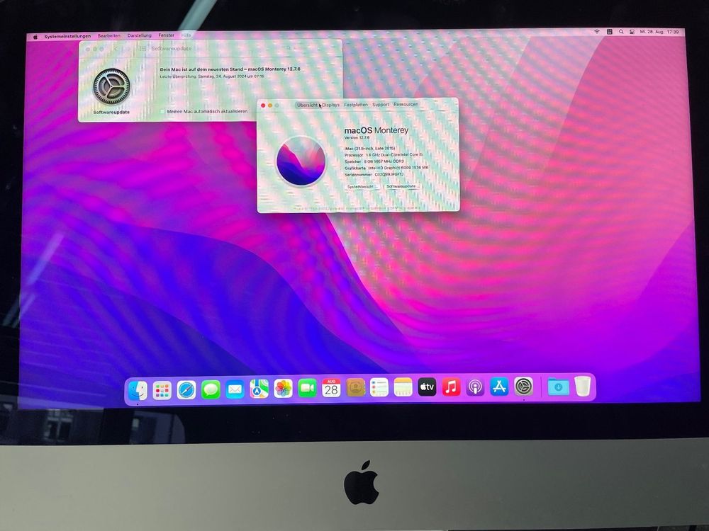 Apple iMac 21.5" macOS Monterey 12.7.8 (Gebraucht) in Bern für CHF 45 ...