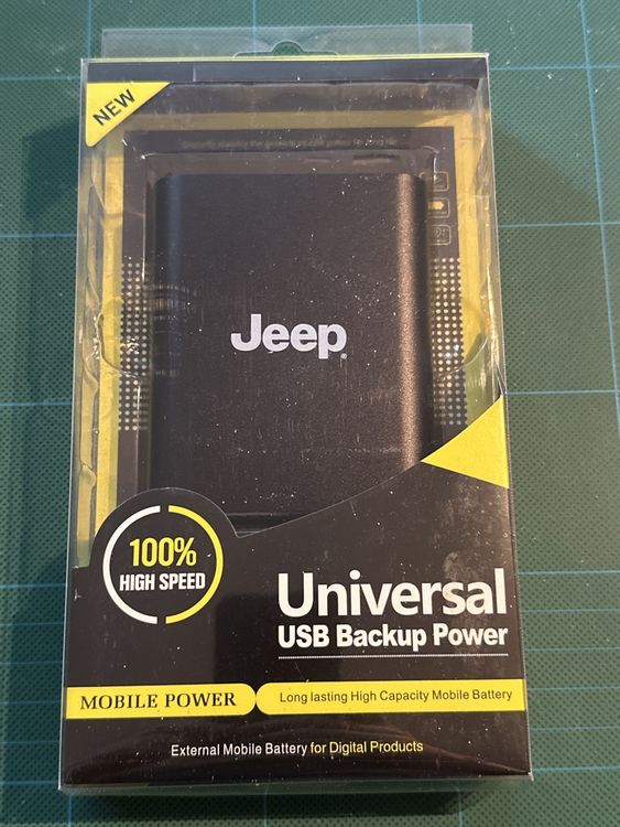 Neu: Jeep Powerbank USB Schnellladegerät Handy Ladegerät | Kaufen auf ...