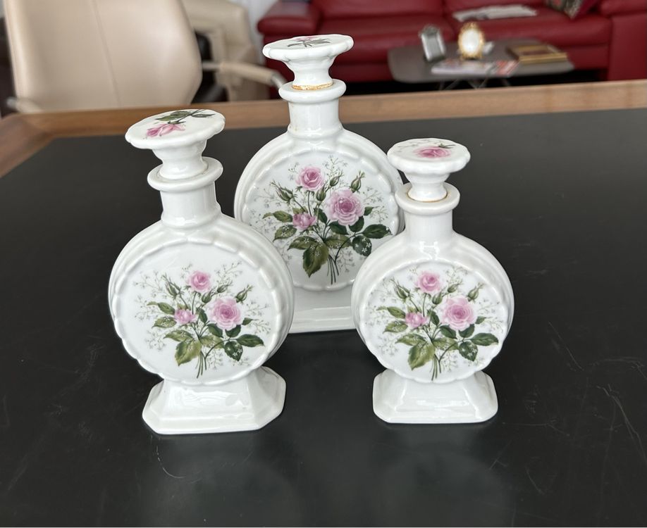 3 Porzellan Flacons mit Deckel (Gebraucht) in Zumikon für CHF 29 – mit Lieferung auf Ricardo kaufen