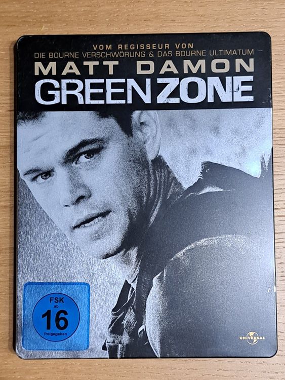 Bluray Steelbook, Green Zone mit Matt Damon (Neu (gemäss Beschreibung ...