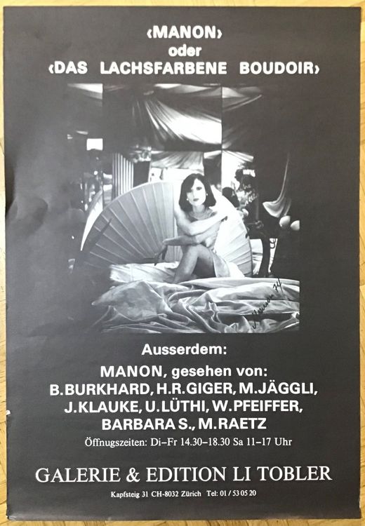 MANON (1940) Litho Plakat (Gebraucht) in Root für CHF 85 – mit Lieferung auf Ricardo kaufen