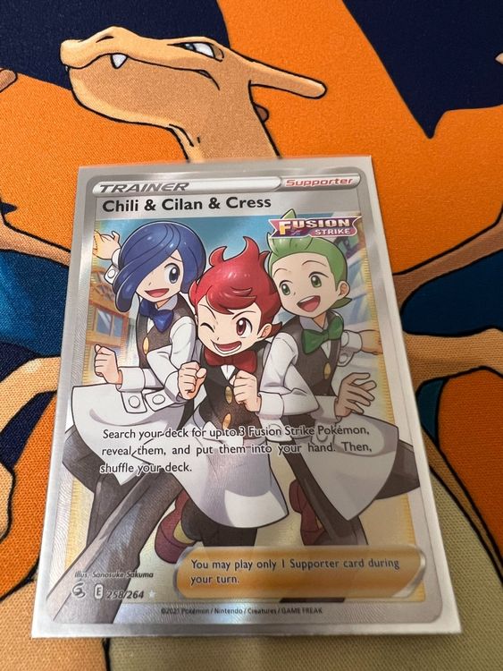 Pokemon - Chili & Cilan & Cress (FST 258) - Fusionsangriff | Kaufen auf ...