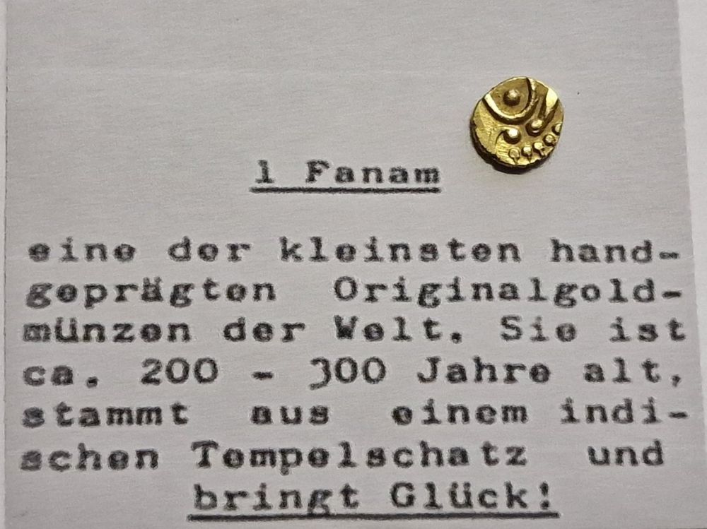 Indien Gold 1 Fanam. | Kaufen auf Ricardo