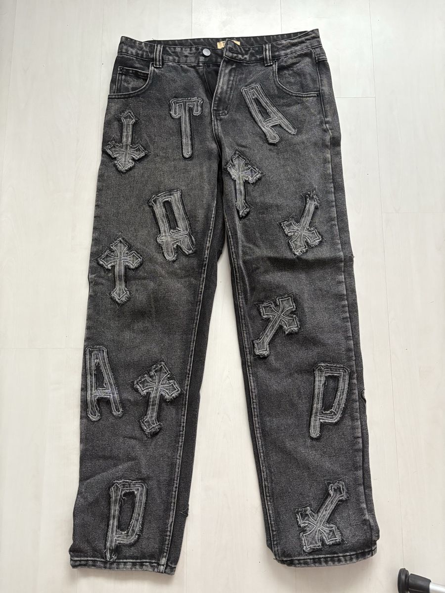 Coole Trapstar Jeans, used Optik, stylisch für den Herbst! (Neu (gemäss ...