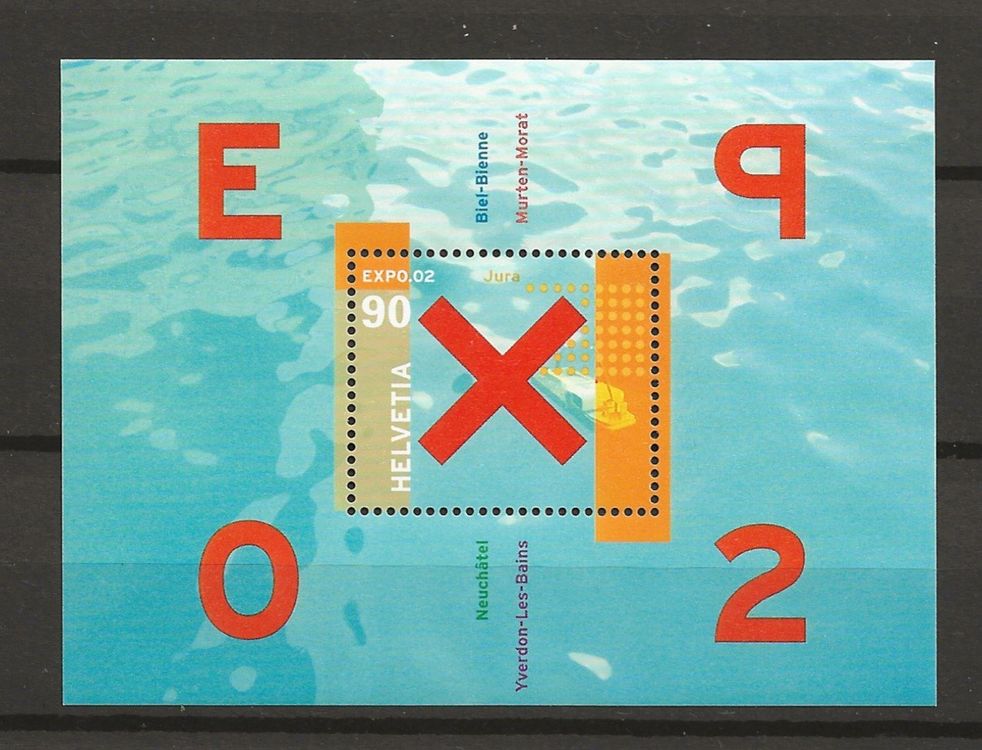 Briefmarken Schweiz 2002 ** Expo 02 Mi BL 32 Z 1053 ** | Kaufen auf Ricardo