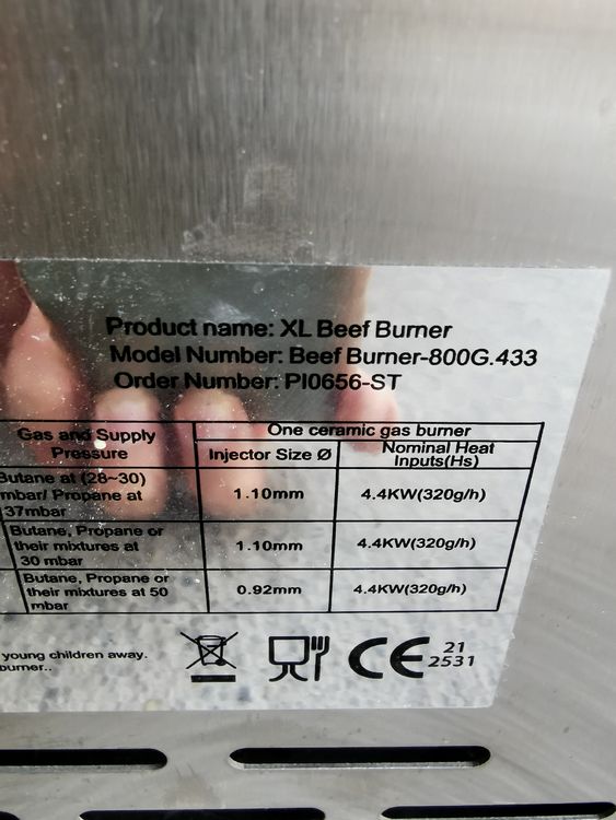Germatic Beef Burner XL Germatic 800° (Neu und originalverpackt) in ...
