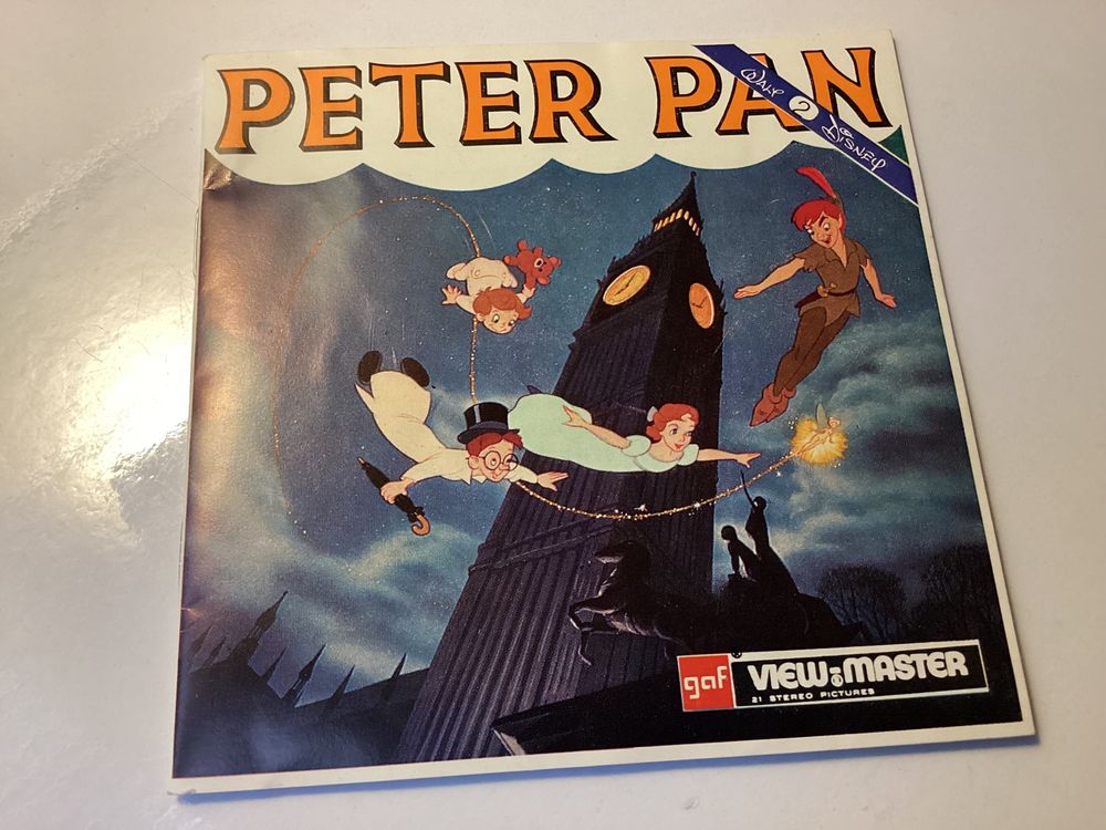 View Master Set „PETER PAN" 3 Scheiben/Booklet 1957 TOP (Gebraucht) in ...