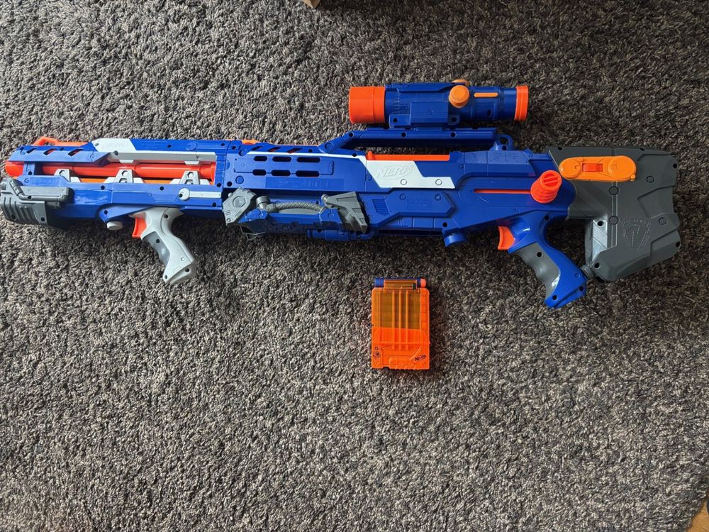 Hasbro B5540 Nerf N Strike Elite Longshot CS-6 (Gebraucht) in Emmenbrücke für CHF 20 – nur ...