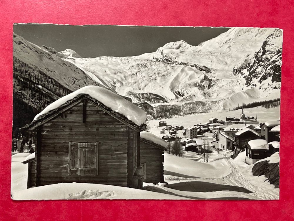 AK Saas-Fee mit Allalinhorn (Gebraucht) in Steg VS für CHF 1.5 – mit Lieferung auf Ricardo kaufen