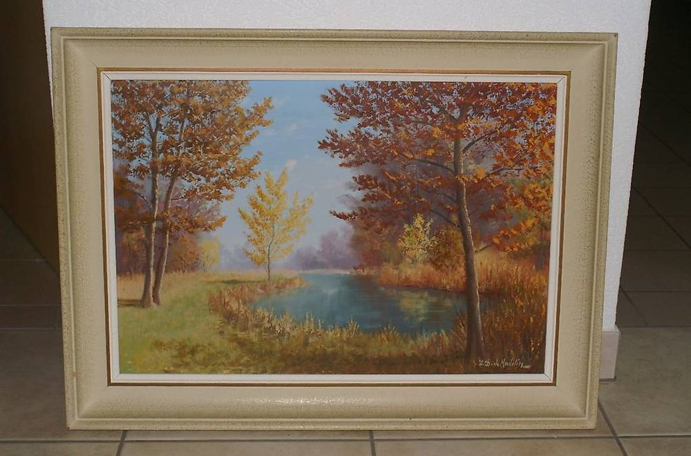 tableau (peinture paysage) signée (Gebraucht) in Châtel-St-Denis für CHF 30 – nur Abholung auf ...