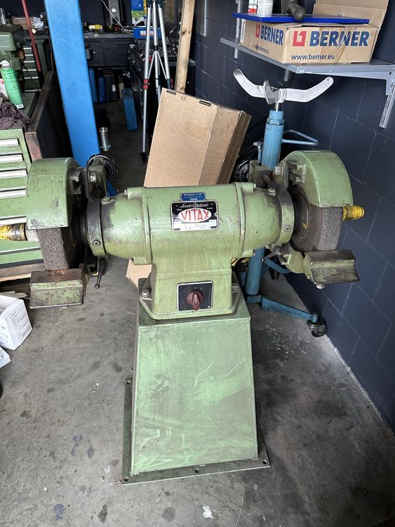 Vitax V3, Doppelschleifmaschine, Schleifmaschine mit Sockel (Gebraucht ...