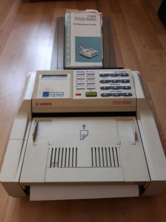 Faxgerät für Sammler Canon Fax-230 (Gebraucht) in Bern für CHF 85 – mit ...