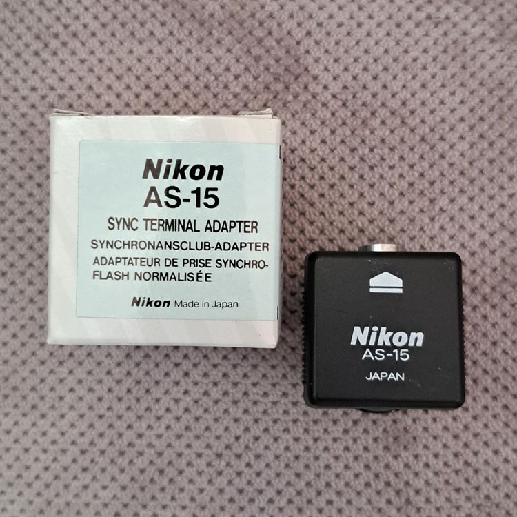 Nikon AS-15 Sync Adaptateur de terminal Emballage d'origine (D'occasion ...