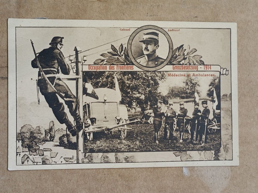 Alte PK / Grenzbesetzung 1914 - Medecins Ambulances | Kaufen auf Ricardo