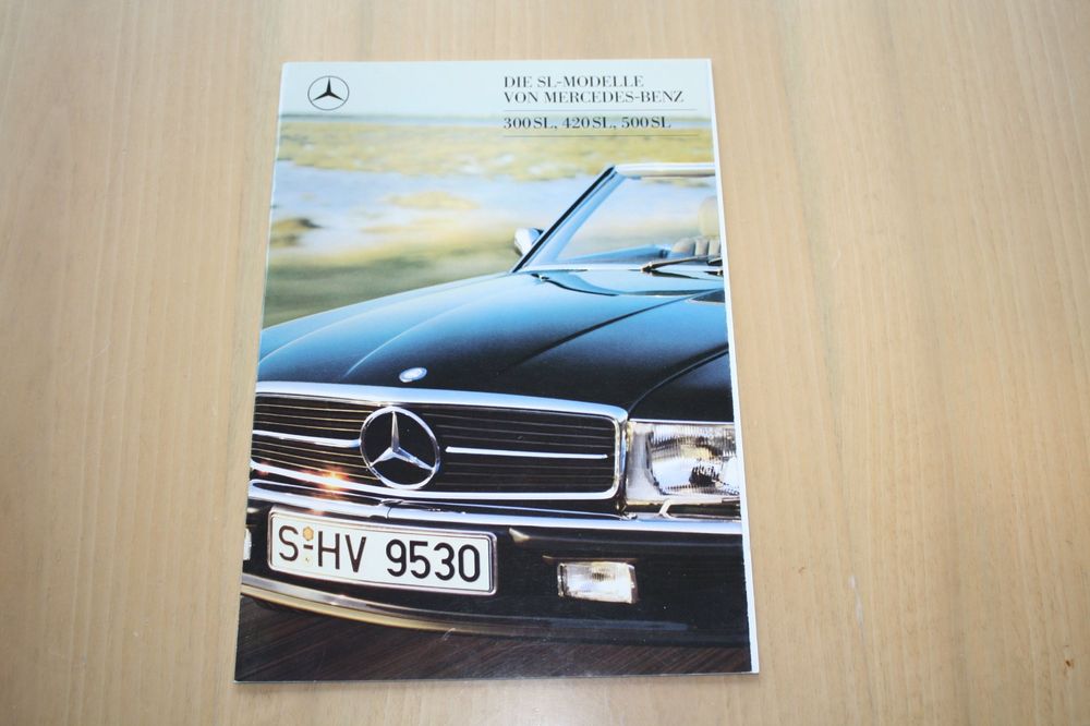 Mercedes Benz SL Prospekt R107 8/1988 (Gebraucht) in Wikon für CHF 24 ...