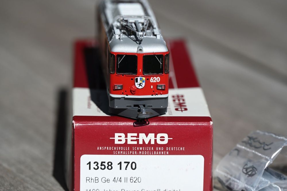 RhB H0m Bemo Ge 4/4 II 620 100 Jahre Bever Scuol digital (Gebraucht) in Goldau für CHF 450 – mit ...