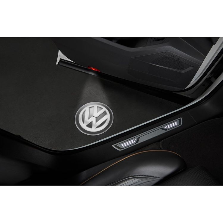 VW Original LED Türverkleidung Logoleuchten Set (Neu und ...