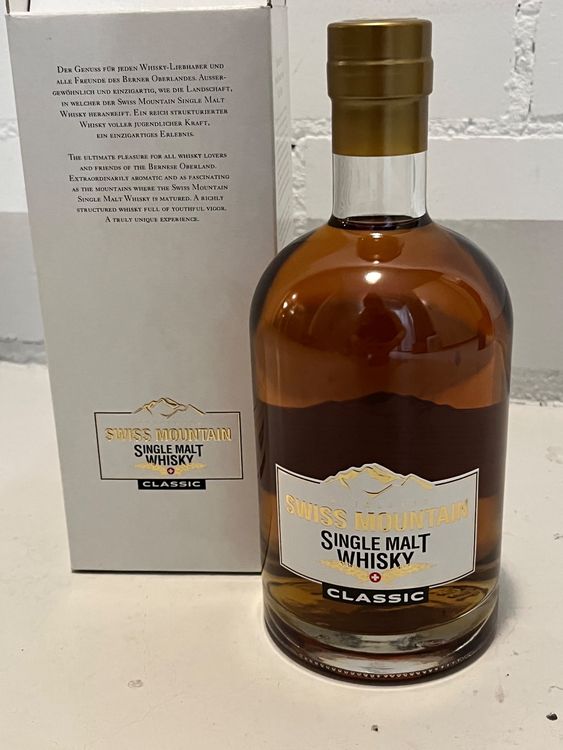 Swiss Mountain Single Malt Whiskey 70cl (Neu und originalverpackt) in ...