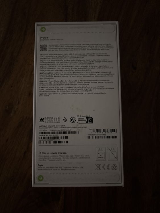 OVP iPhone 16 128 GB (Neu und originalverpackt) in Herrliberg für CHF ...