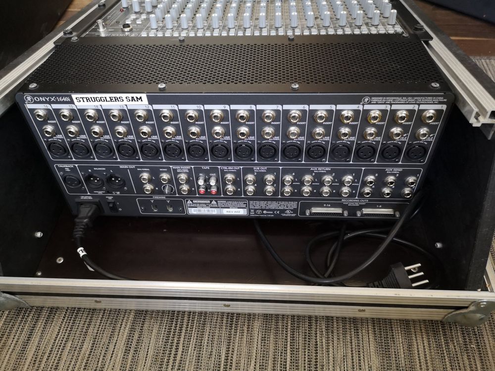 Mackie Onyx 1640i - Analoges 16- Kanal Mischpult / Interface (Gebraucht ...