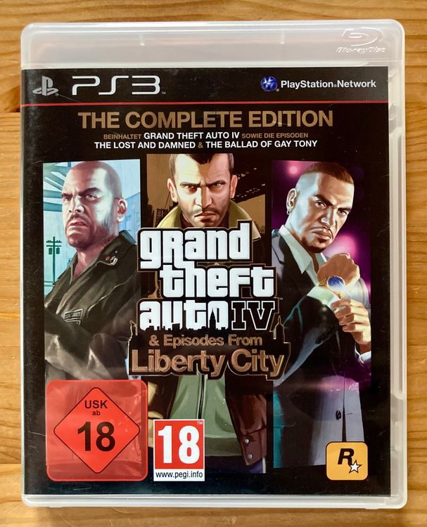 GTA Grand Theft Auto 4 / IV (The Complete Edition) - PS3 (Gebraucht) in ...