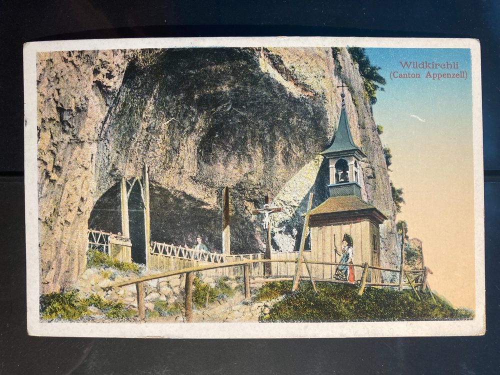 Schweiz 1923 AK Wildkirchli (Canton Appenzell) Rest. Aescher | Kaufen auf Ricardo