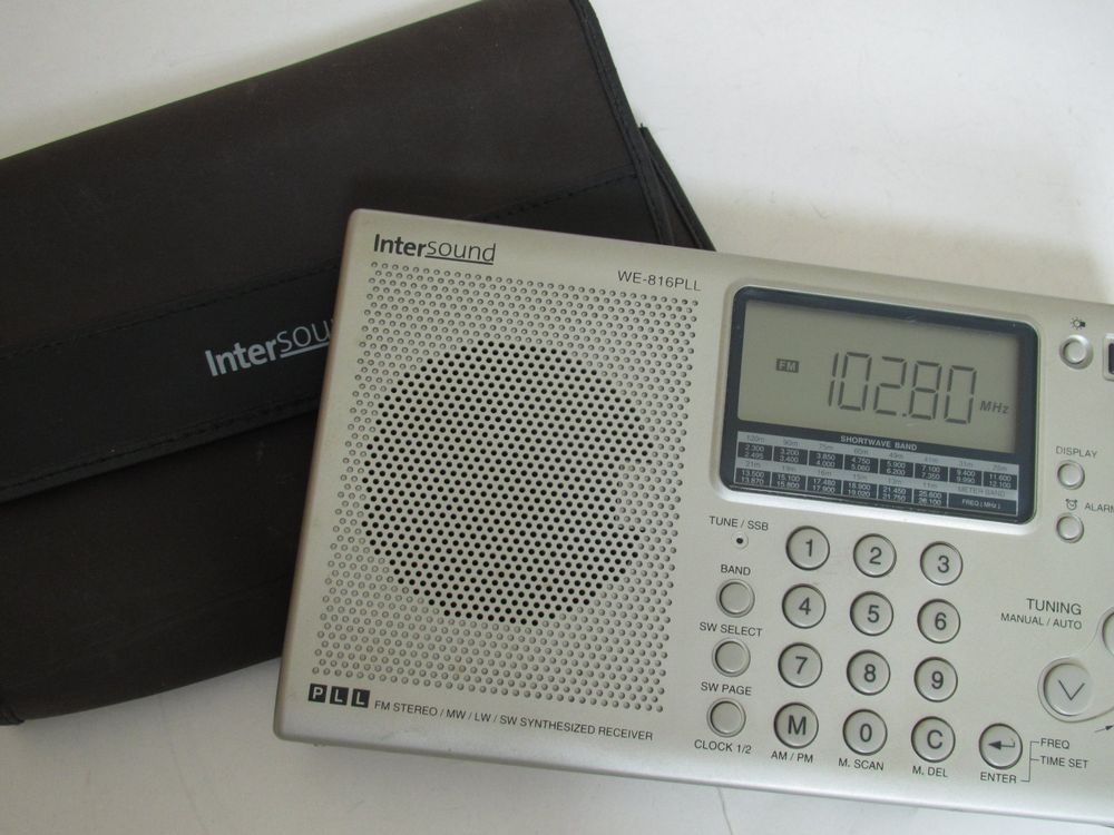 Intersound WE-816 PLL Weltempfänger FM, MW, LW, SW Receiver | Kaufen ...