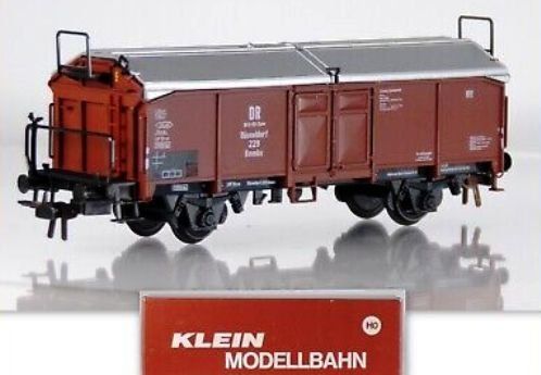 Klein Modellbahn H0 3369 Schiebedachwagen Kmmks, DR, KKK, DC (Neu und ...