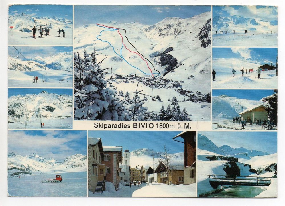 BIVIO Ski-Pisten-Plan Skilift Ratrac (Gebraucht) in Jona für CHF 5.6 ...