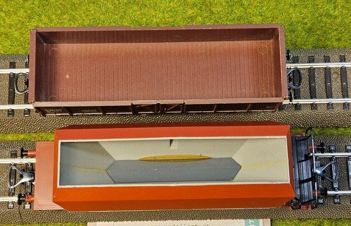 2 x Liliput __ SBB Schüttgutwagen Weiacher mit Güterwagen H0 (Gebraucht) in Uerikon für CHF 23 ...