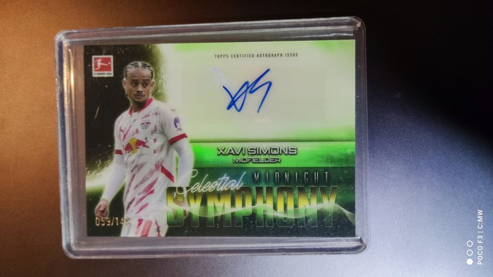 Topps Midnight 24/25 Xavi Simons /149 mit Autogramm (Gebraucht) in St ...