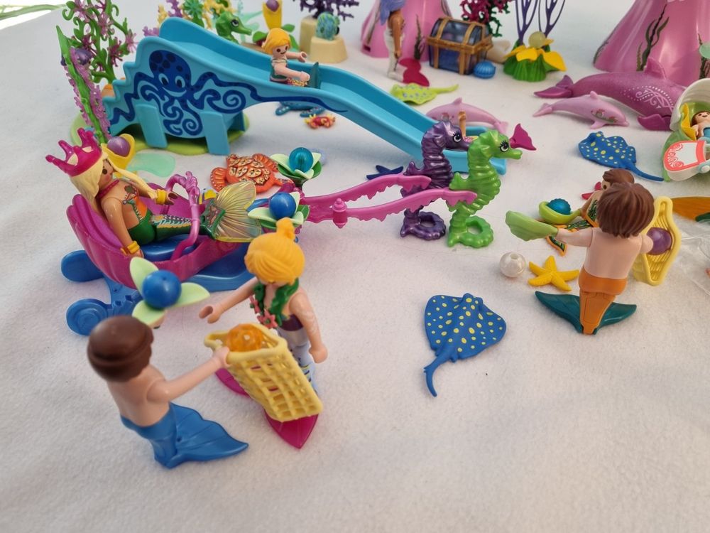 Playmobil grosses Set Meerjungfrauen Magic 70886 usw. (Gebraucht) in ...