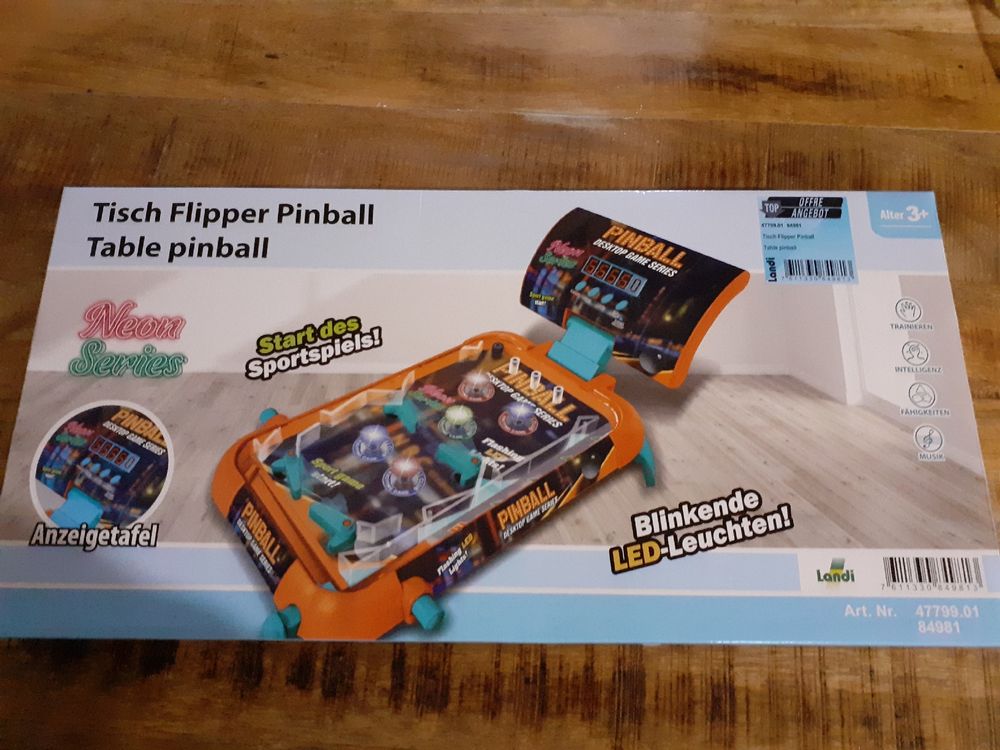 Tisch Flipper Pinball (Neu und originalverpackt) in Tägerig für CHF 20 ...