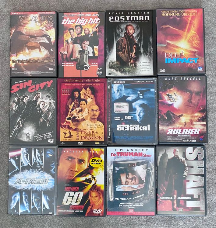 30 DVDs - viele ehemalige Blockbuster / Filme (Gebraucht) in Wettingen ...
