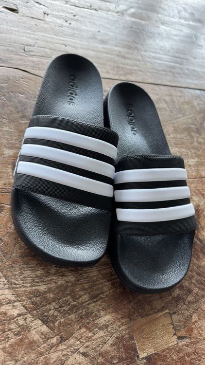 Adidas Adilette Badeschlappen Gr. 46 Top Zustand! (Neu (gemäss ...