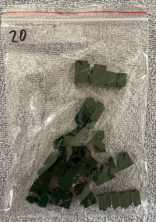 Lego 20 x Brick, Modified 1 x 2 with Channel - Part. 4216 (Gebraucht) in Glattpark(Opfikon) für ...